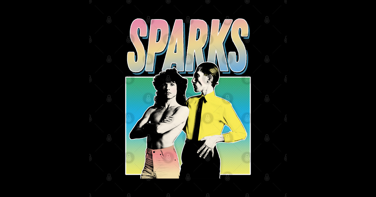 Sparks - Vintage Style Aesthetic Design - Sparks - Sticker | TeePublic