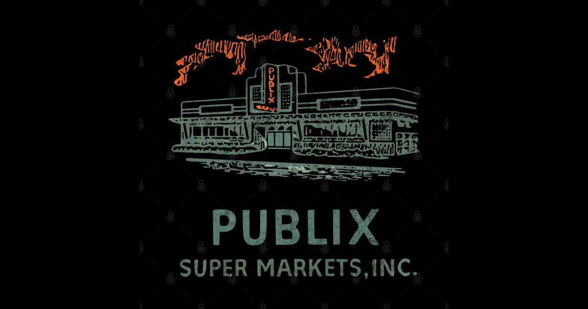 Publix -- Vintage Store Logo - Publix - T-Shirt | TeePublic