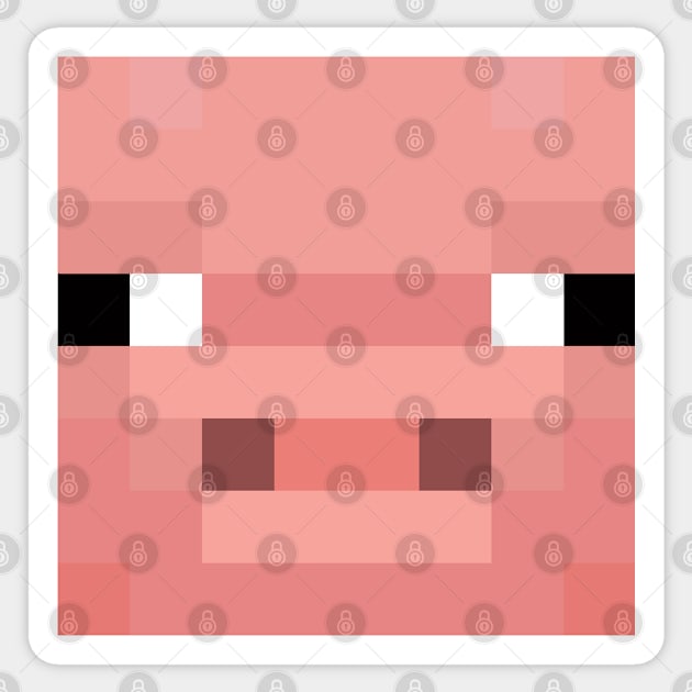 Minecraft - Pig - Minecraft - Sticker | TeePublic