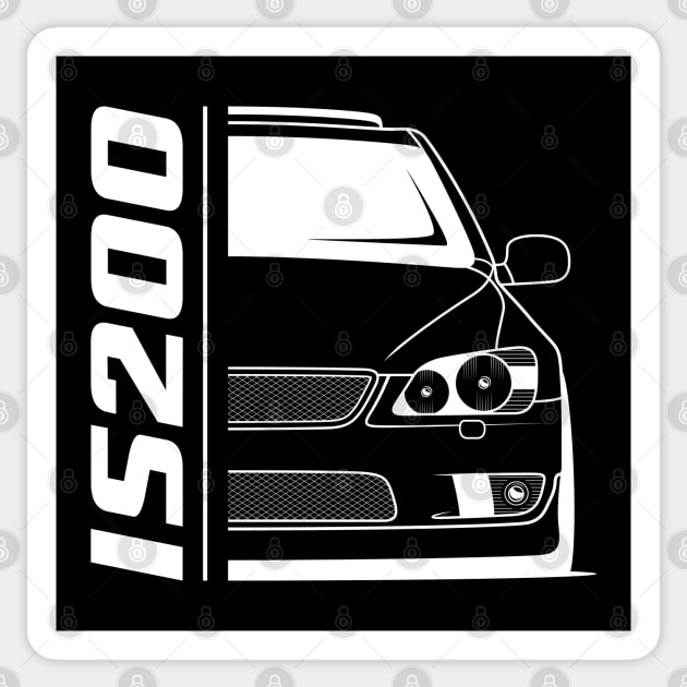 JDM IS200 Front - Is200 - Sticker | TeePublic