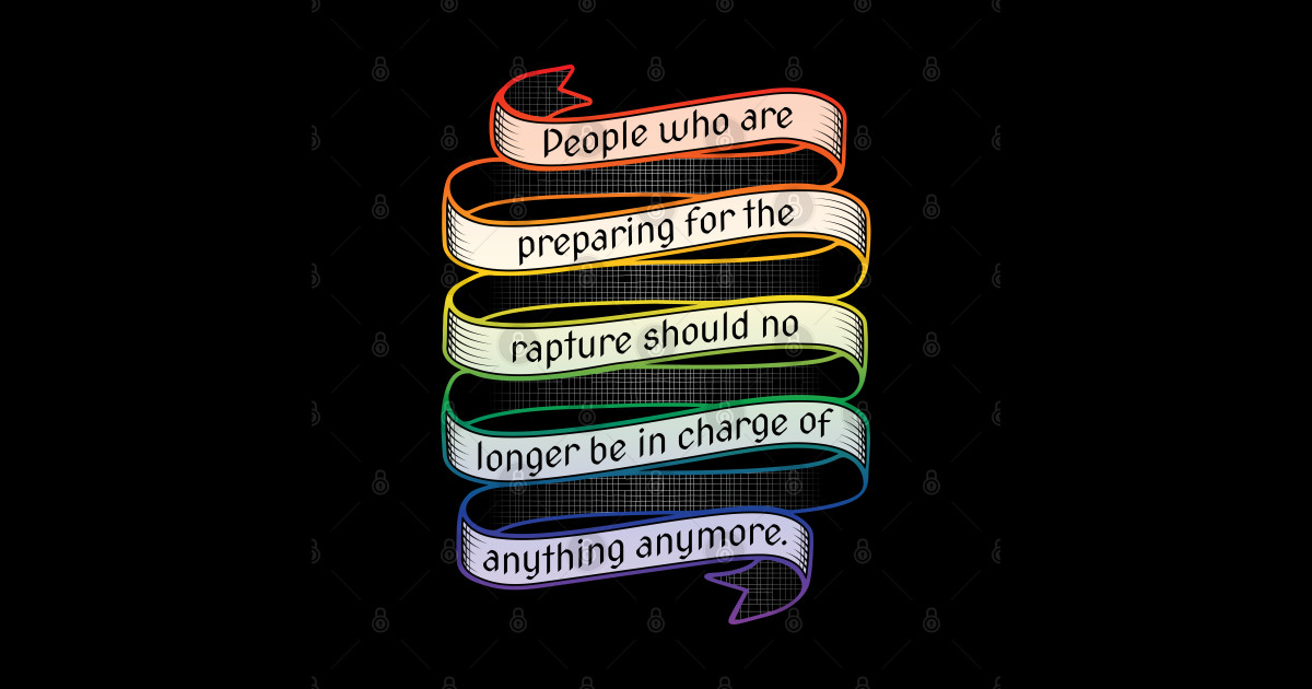 Rapture Nonsense (rainbow) - Rapture - Sticker | TeePublic