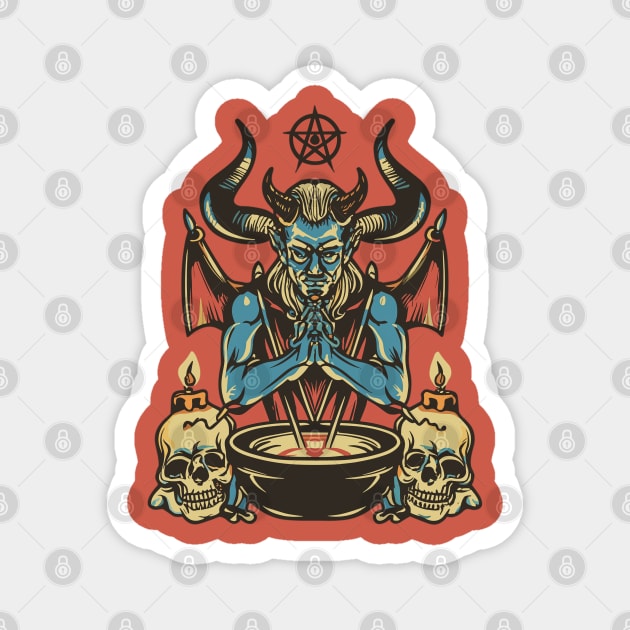 Occult Aesthetics: Wear Your Power - Satanic - Magnet | TeePublic