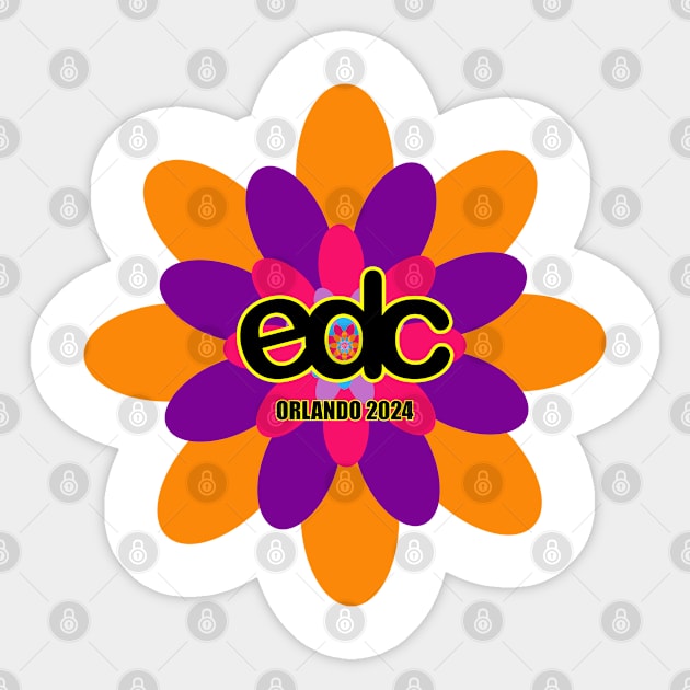 EDC Music Festival 2024 - Music Festival - Sticker | TeePublic