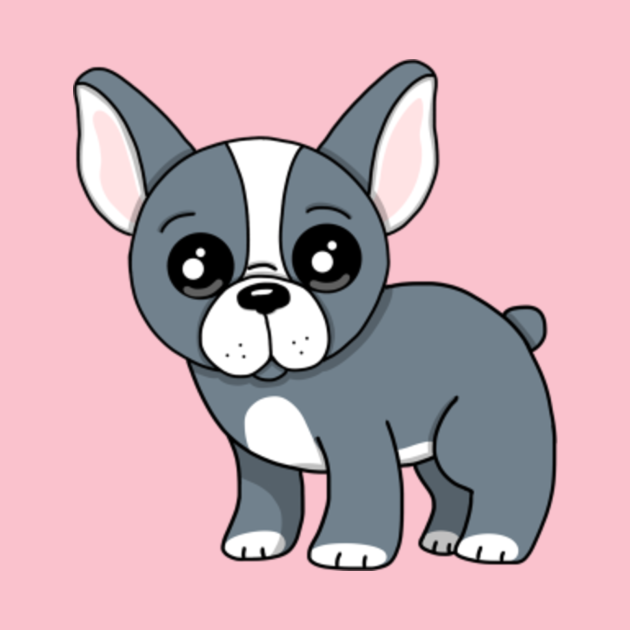 Chibi Frenchie (Small Design) - French Bulldog - T-Shirt | TeePublic