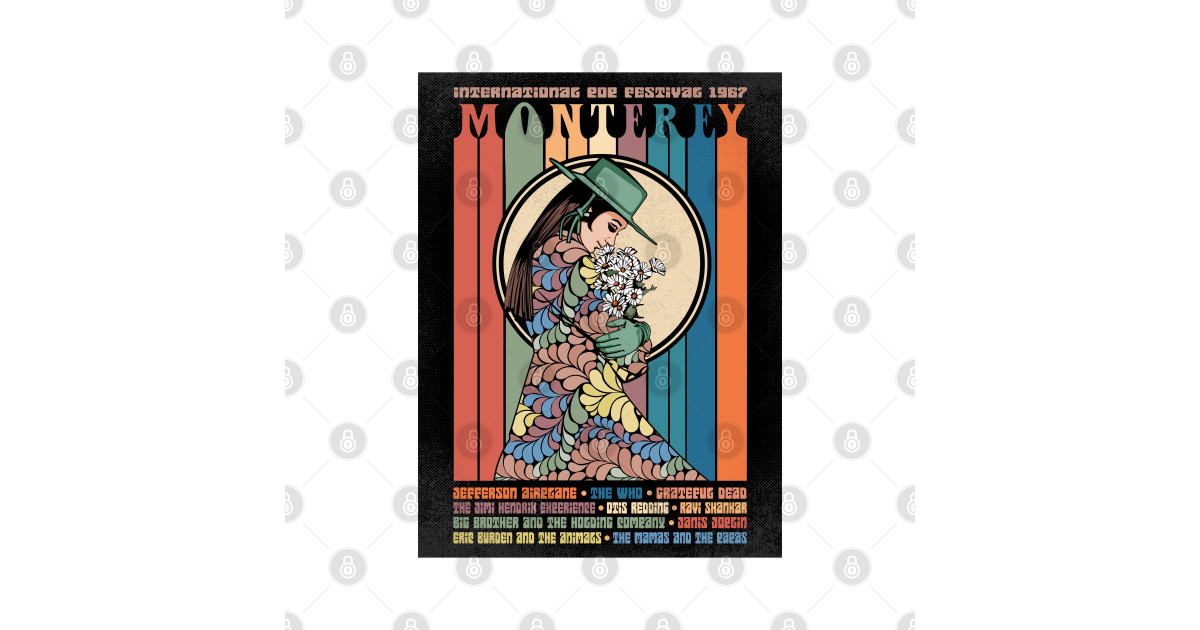 Monterey Festival Poster - Monterey - T-Shirt | TeePublic