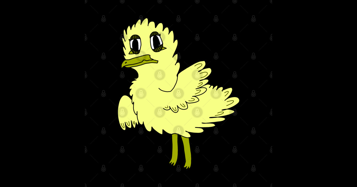 Sad Chick - Chicken - Sticker | TeePublic