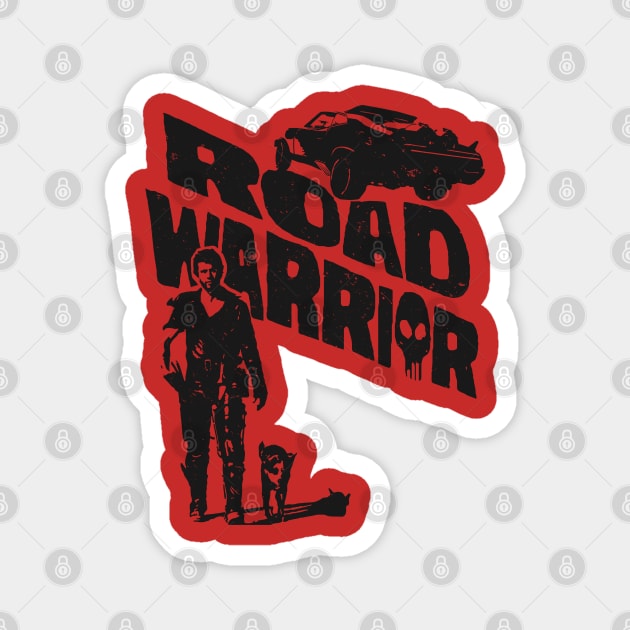 Mad max the road warrior with his dog - Mad Max - Magnet | TeePublic