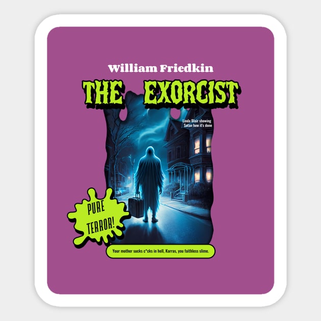 Horror Movie Exorcist - Horrormovie - Sticker | TeePublic