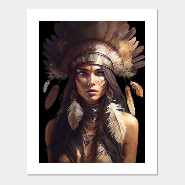 Native American Woman - Native American Woman - Posters and Art Prints ...