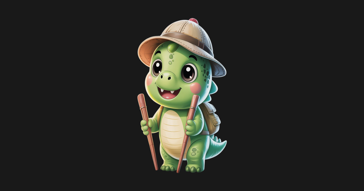 Tiny Raptor Explorer. Cute Kawaii Dino Adventure - Tiny Raptor Explorer ...