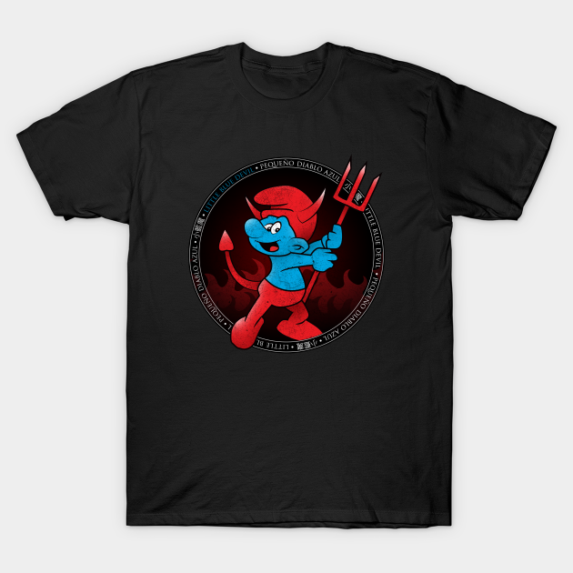 Little Blue Devil - The Smurfs - T-Shirt | TeePublic