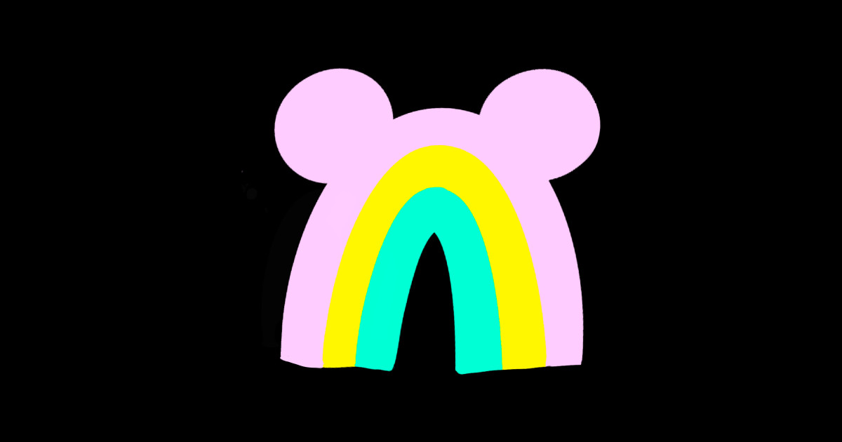 Rainbow Mouse - Disney - Sticker | TeePublic