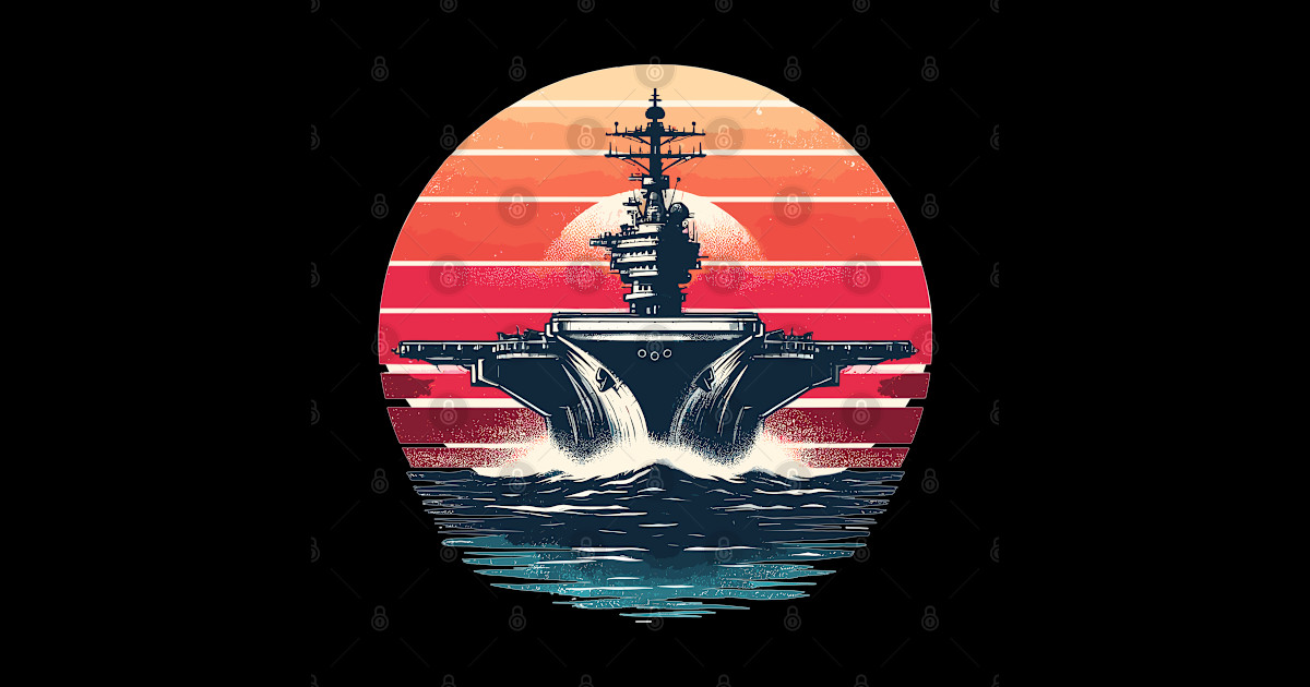 Aircraft carrier - Aircraft Carrier - Sticker | TeePublic