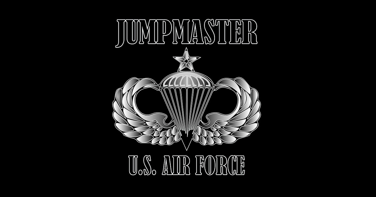Jumpmaster (Senior Wings) US Air Force - Jumpmaster - Sticker | TeePublic