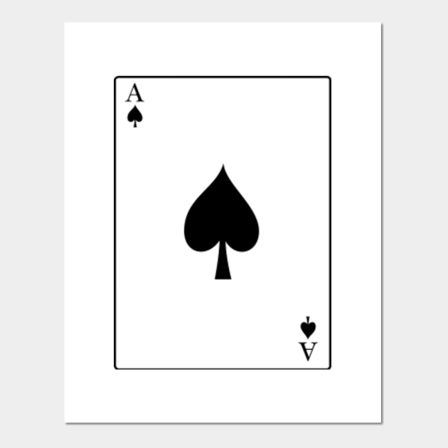 Ace Card - Ace - Posters and Art Prints | TeePublic