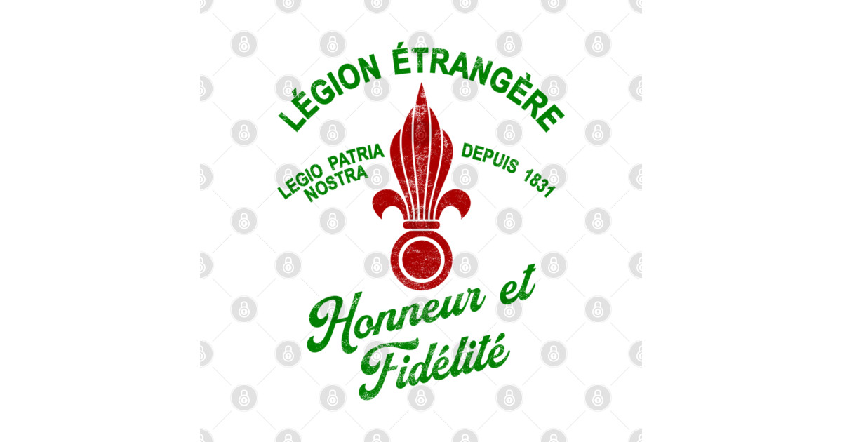 French Foreign Legion - French Foreign Legion - T-Shirt | TeePublic