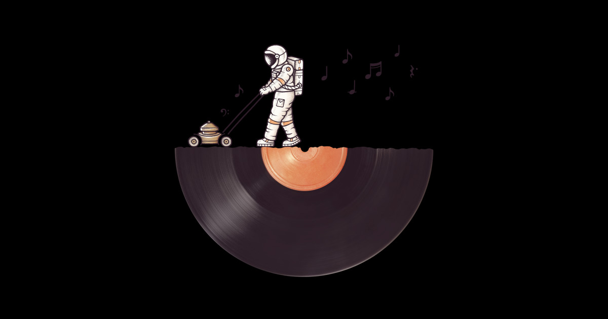 Cosmic Tune - Space - Sticker | TeePublic