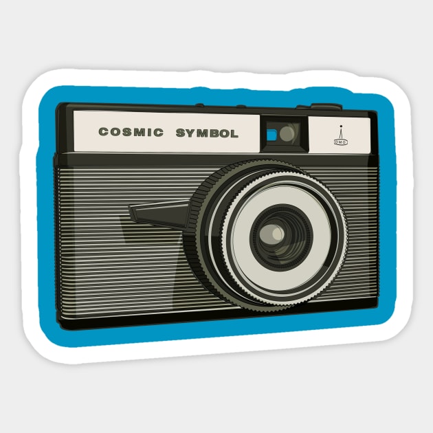 Cosmic Symbol Camera - Cosmic Symbol - Sticker | TeePublic