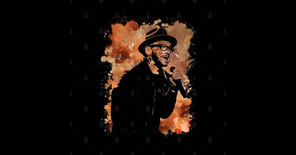 Tobymac - Brown Watercolor Splash - Rapper - Sticker | TeePublic