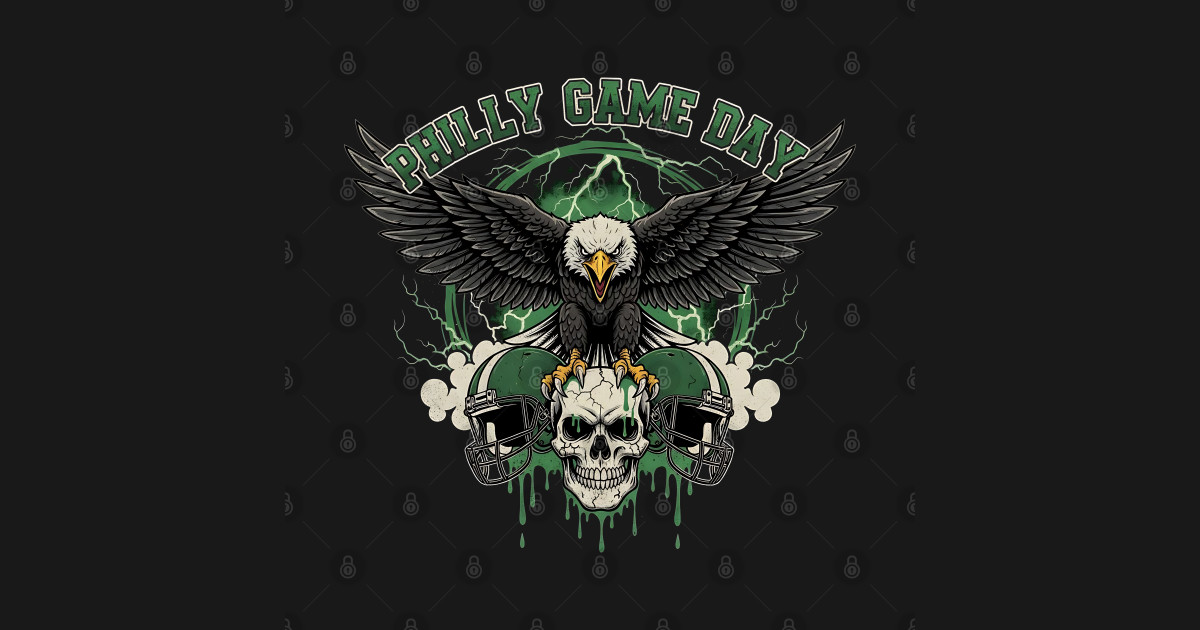 Cool Eagles Football Game Day - Football Gameday - T-Shirt | TeePublic