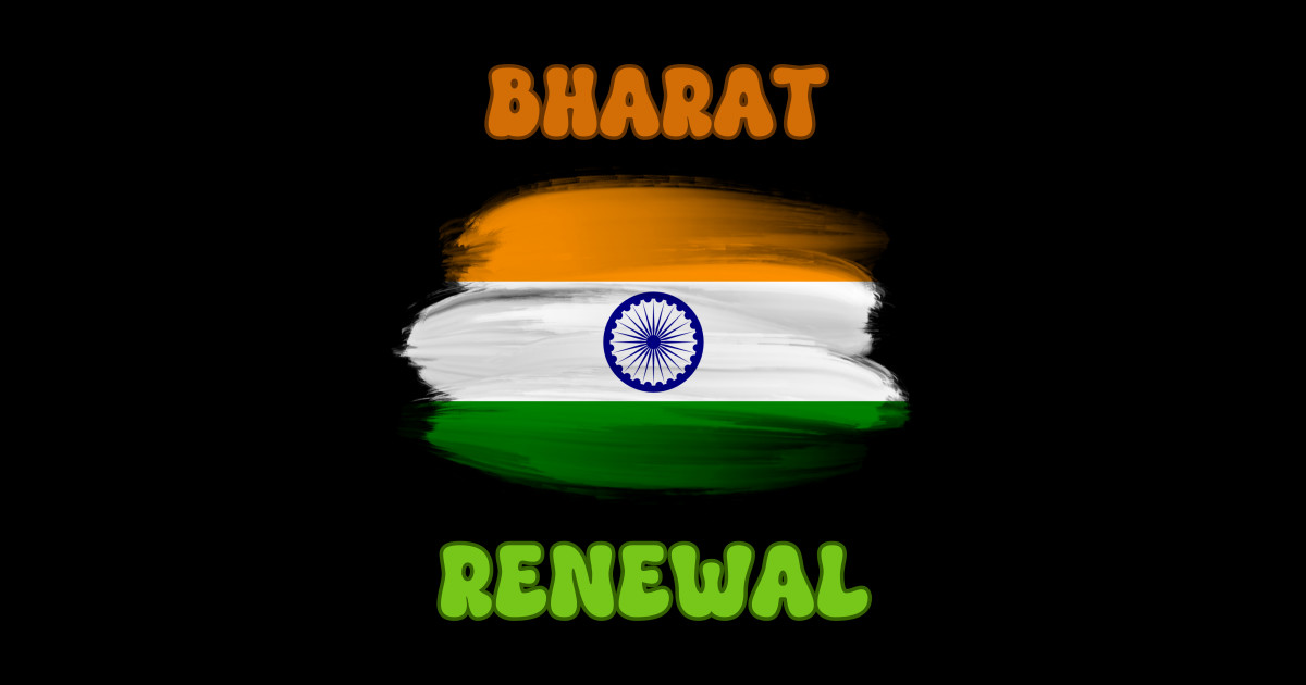 Bharat Renewal India - Bharat - Sticker | TeePublic