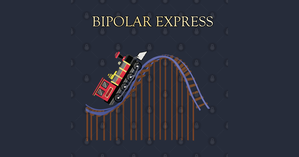 Bipolar Express - Train - T-Shirt | TeePublic
