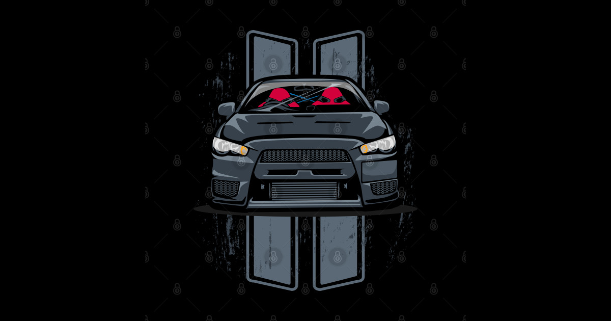 Evo X 10 Rallye JDM Tuning Car Rally - Evo X - Sticker | TeePublic