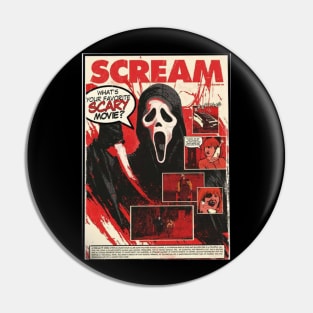 Ghostface Scream Horror Movie Halloween Pins and Buttons for Sale ...