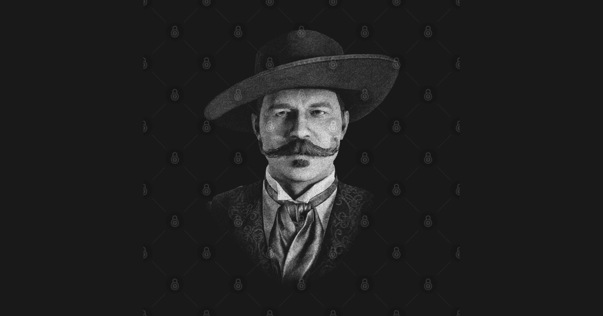 doc holiday val kilmer face - Doc Holiday - T-Shirt | TeePublic
