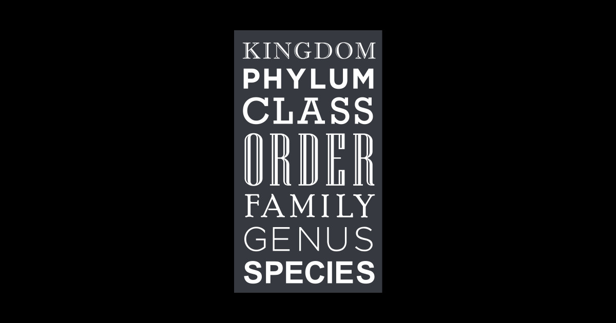 Taxonomy WordArt - Linnaeus - Sticker | TeePublic