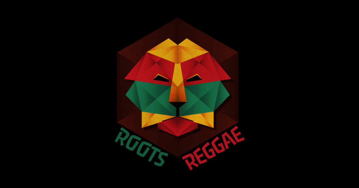 Reggae Roots, Jamaican Low Poly Roots Reggae Lion - Jamaican Reggae ...