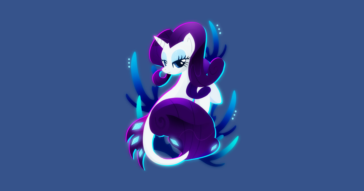 Seapony Rarity - My Little Pony - T-Shirt | TeePublic