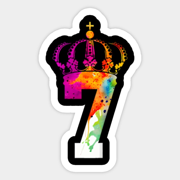 Kids Queen 7 Years King 7Th Birthday - Kids Queen 7 Years King 7th ...