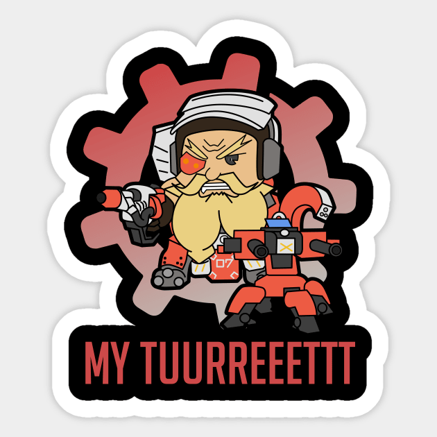 Cute torbjorn chibi design - Torbjorn - Sticker | TeePublic