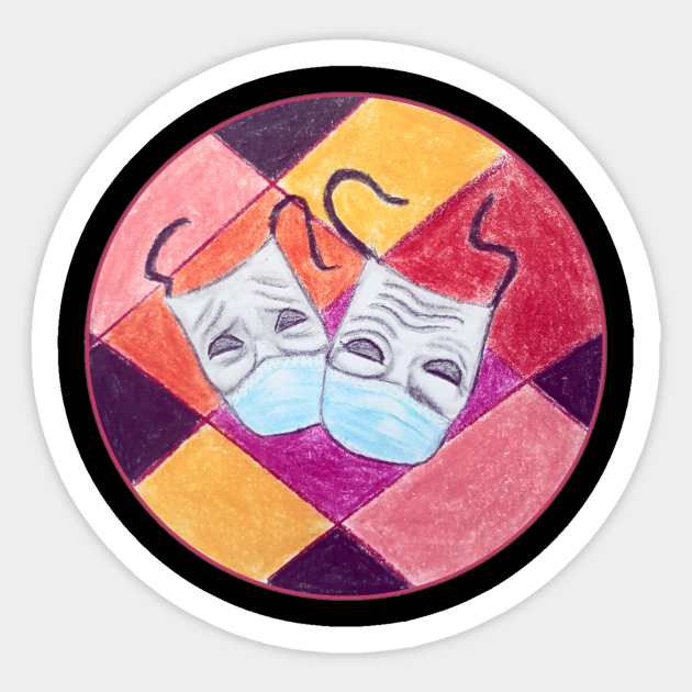 Theater masks wearing corona / covid 19 face masks - sock and buskin ...