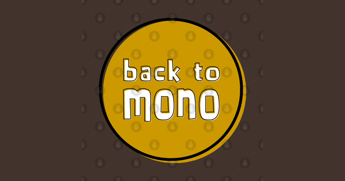 Back To Mono Retro Gold - Back To Mono Retro Gold - T-Shirt | TeePublic