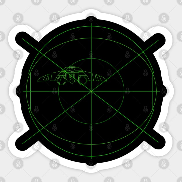 Raider Target - Battlestar Galactica - Sticker | TeePublic