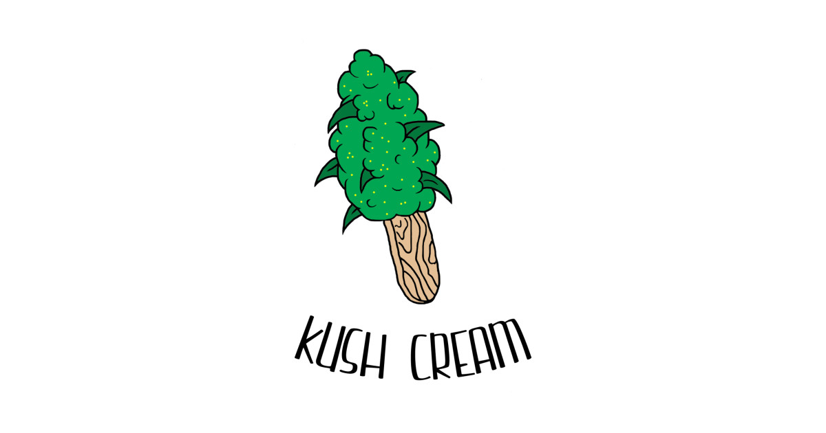 Kush Cream Weed - Weed - Sticker | TeePublic