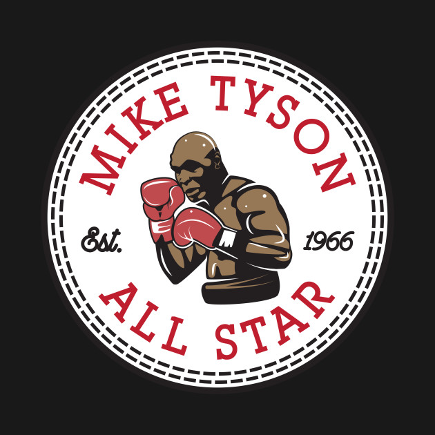 Mike Tyson All Star Converse Logo - Mike Tyson - Hoodie | TeePublic