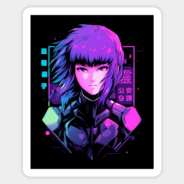 Major Motoko - Ghost In The Shell - Sticker | TeePublic