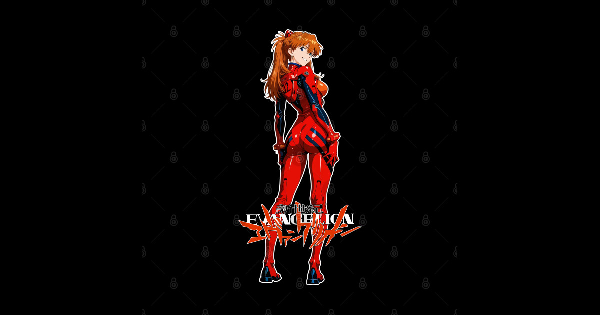DesignGirl Asuka - Evangelion - Sticker | TeePublic