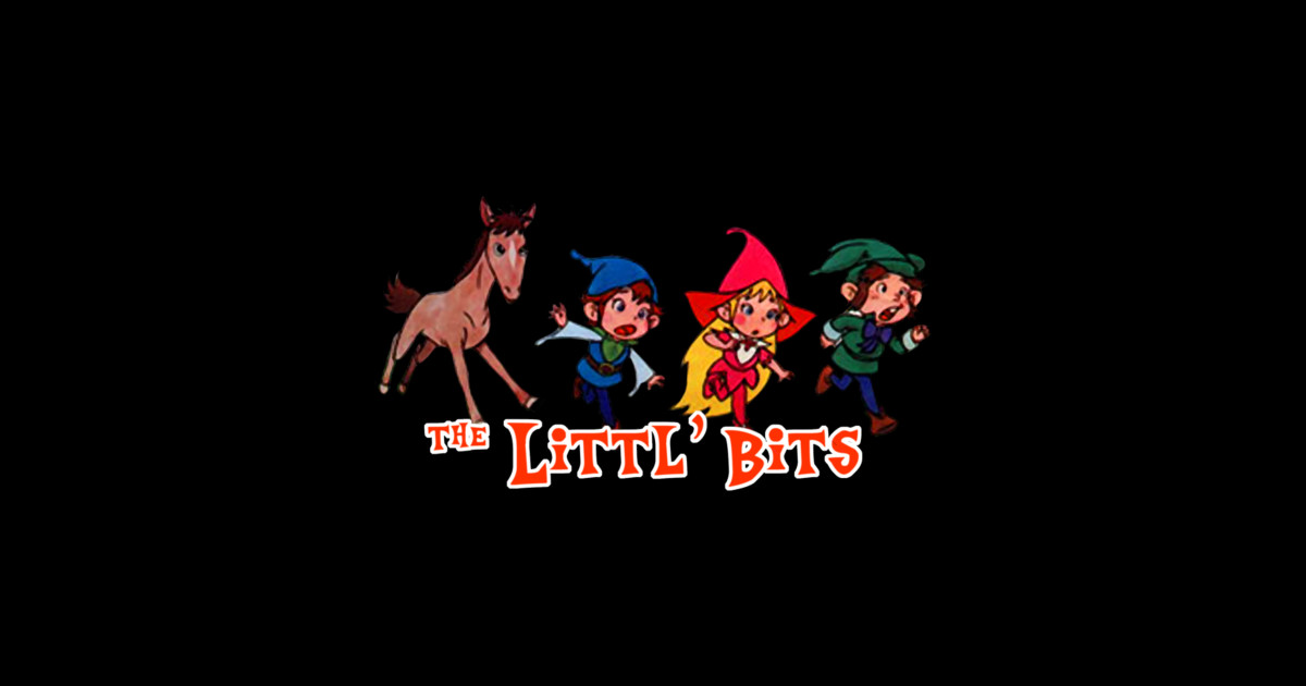 Littl Bits 80s anime - Littl Bits 80s Anime - Sticker | TeePublic