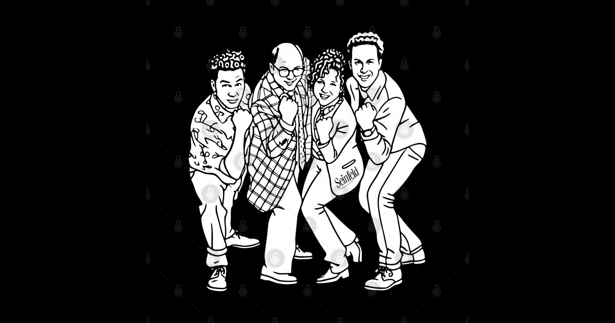 Seinfeld Cast - Seinfeld - Sticker | TeePublic