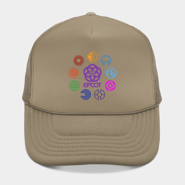 EPCOT Retro Logos - Epcot Logos - Hat | TeePublic