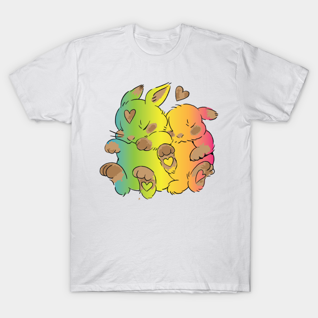 cute kawaii bunny funny bunny - Bunnies - T-Shirt | TeePublic