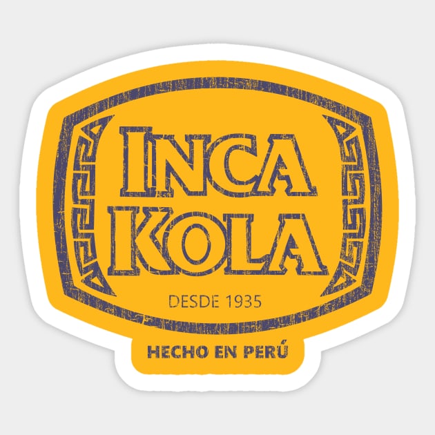 Inca Kola 1935 - Soda - Sticker | TeePublic
