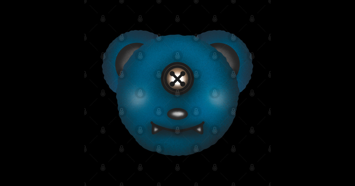 Vampire Teddy Bear Cyclops - Vampire - Sticker | TeePublic