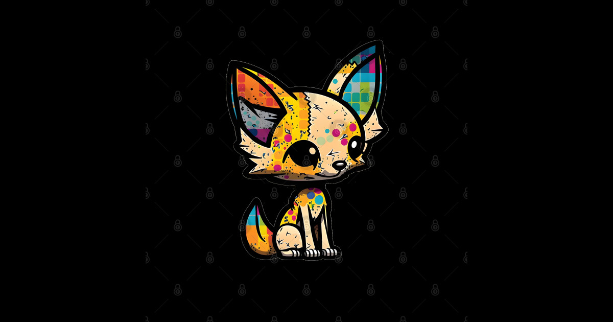 Fennec Fox - Fennec Fox - Sticker | TeePublic