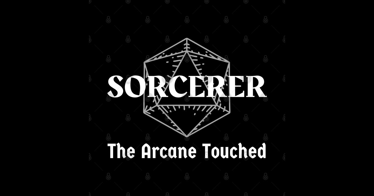 "The Arcane Touched" DnD Sorcerer Class Print - Sorcerer Dnd - Posters ...