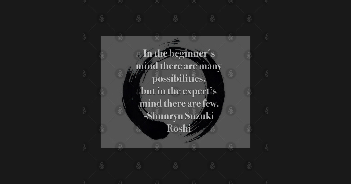 Buddhist Enso Suzuki Roshi Quote - Enso - T-Shirt | TeePublic